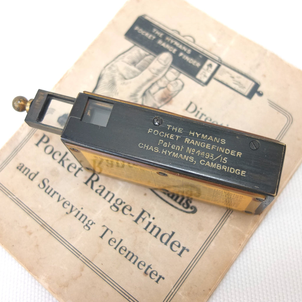Hymans Pocket Range Finder (1915) | WW1 Military rangefinder – Compass ...